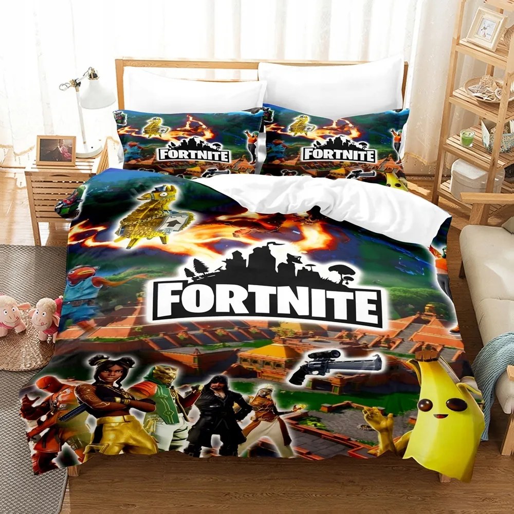 Fortnite 3 Č. 3D Sada Povlečení 160x200 Nejlepší dárek ze všech