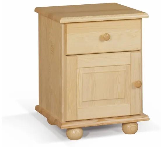 Noční stolek Olivier Vyberte odstín dřeva: Bělená 20