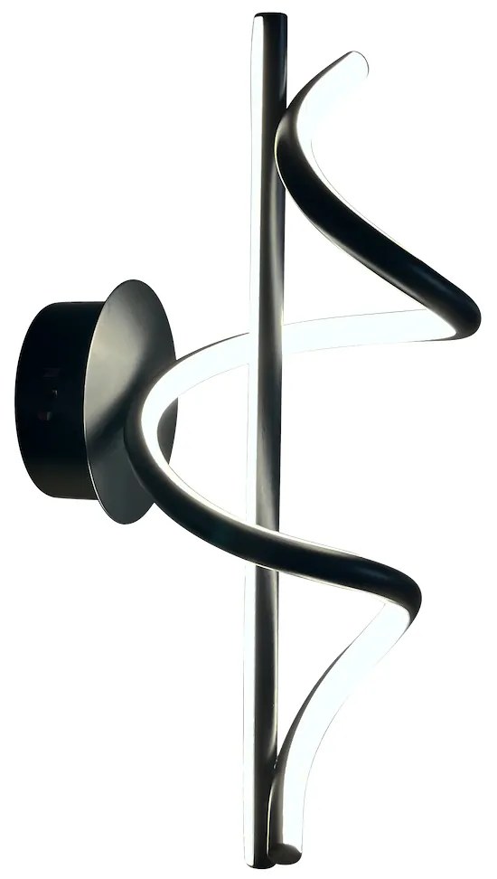 Nástěnné LED svítidlo Twist, 2x LED 12w, 4000k, b