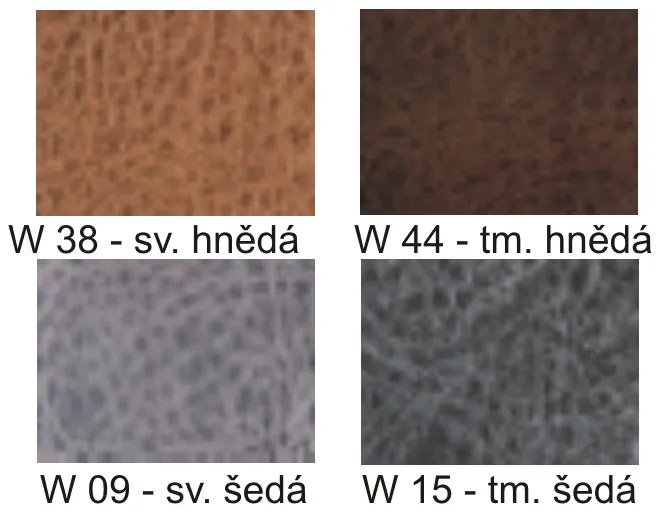 FN Sedací souprava  Agáta 3f+1+1 světle hnědá