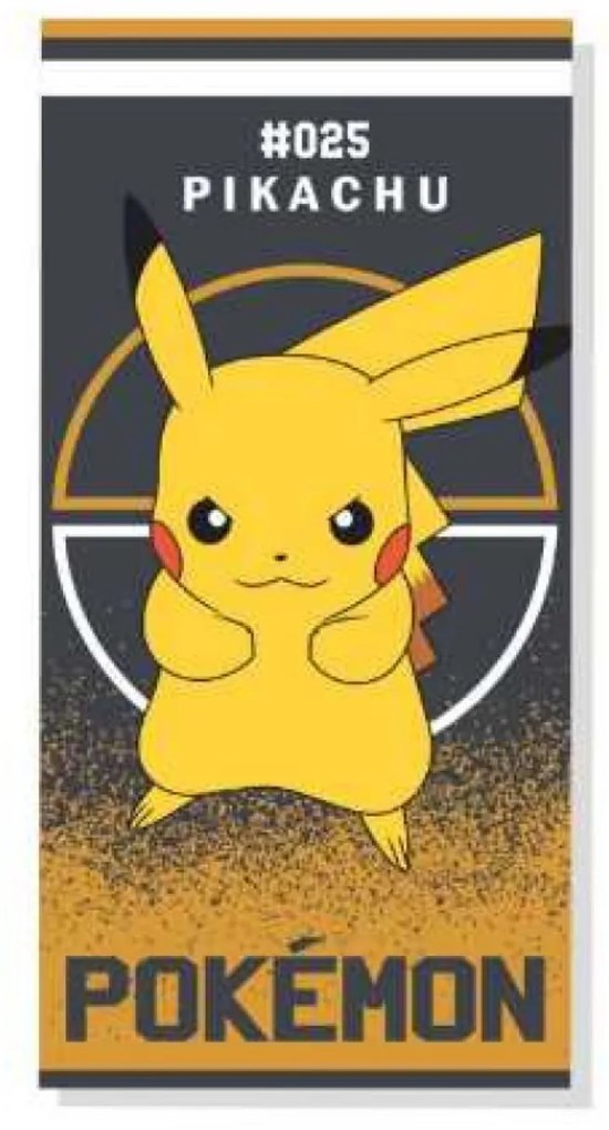 POKEMON Rychleschnoucí plážová osuška POKÉMON - PIKACHU 1