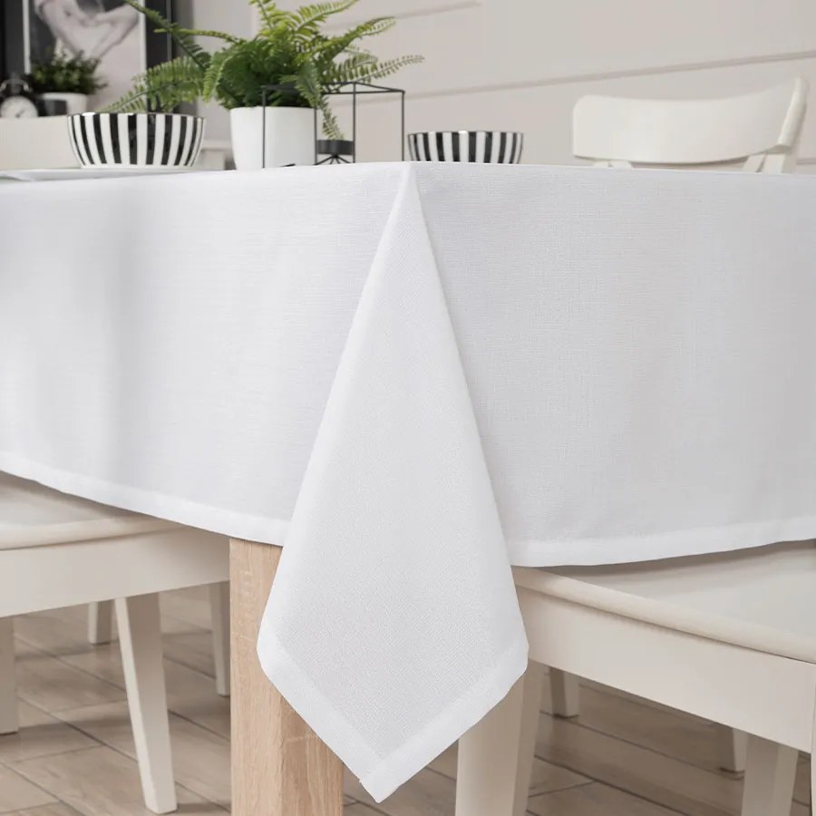 MARKIZETA ARUBA Voděodolný ubrus, 130x180cm, barva 001 bílá 759330/KSP/001/130180/1