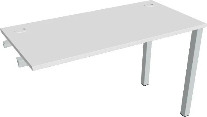 Hobis Kancelářský stůl řetězící Hobis UE 1200R, deskaakát, bílá RAL 9016