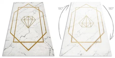 koberec EMERALD výhradní 1019 glamour, stylový diamant, mramor krém / velikost 200x290 cm | krásné koberce cz