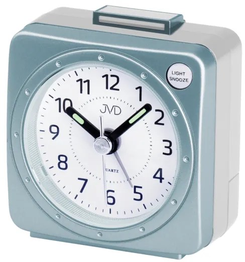 Nejlevnější analogový budík JVD quartz SR220.7 s osvětlením