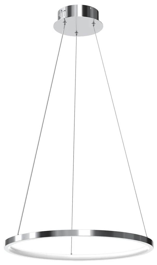 Závěsné LED svítidlo Hoop, 1x LED 27w, 4000k, ch