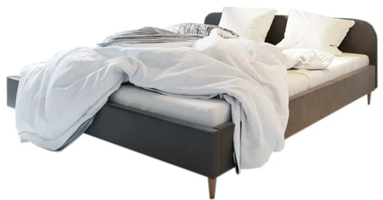 Čalouněná postel LOFT, 120x200, itaka 14 + rošt + pěnová matrace DE LUX