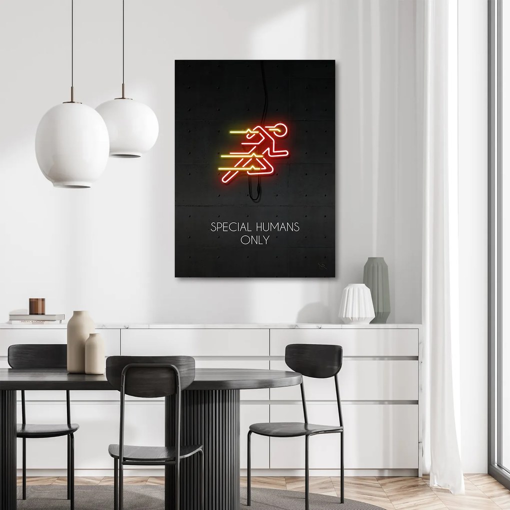 Gario Obraz na plátně Neonový rychlík - Rubiant Rozměry: 40 x 60 cm