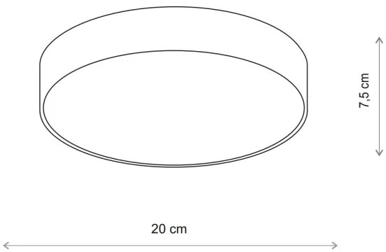 Brilagi - Stropní svítidlo CLARE 1xE27/40W/230V pr. 20 cm béžová