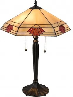 Stolní lampa Tiffany Beige