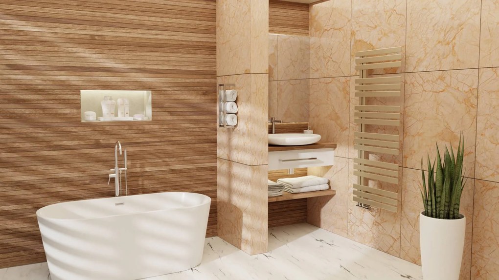 Isan Miro 1500 x 600 mm koupelnový radiátor bílý