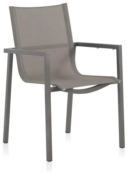 Sada 2 šedých zahradních židlí Geese Marcha