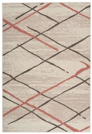 Kusový koberec Vancouver 110 krémová / hnědá / Rosé  160 x 230 cm