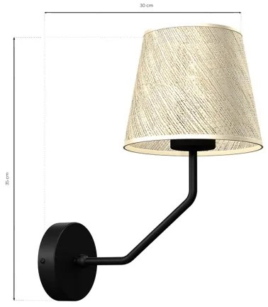 Nástěnná lampa ETNA 1xE27/60W/230V