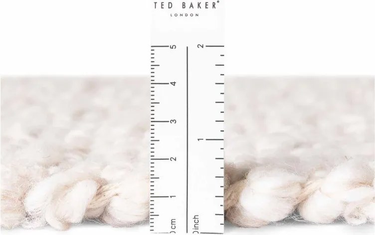 Slonovinový ručně tkaný koberec z materiálu bouclé 200x290 cm Notting Hill Portobello – Ted Baker