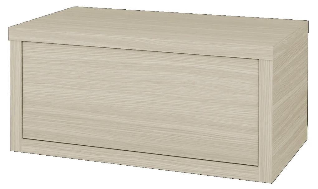 Dřevojas Koupelnová skříň STORM SZZ 80 Varianta: IND Individual / L01 Bílá vysoký lesk