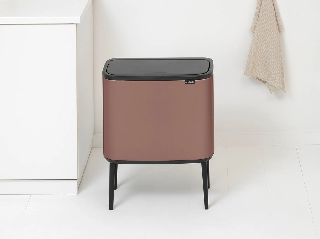 Brabantia BO Touch Bin 11+23L saténově hnědá