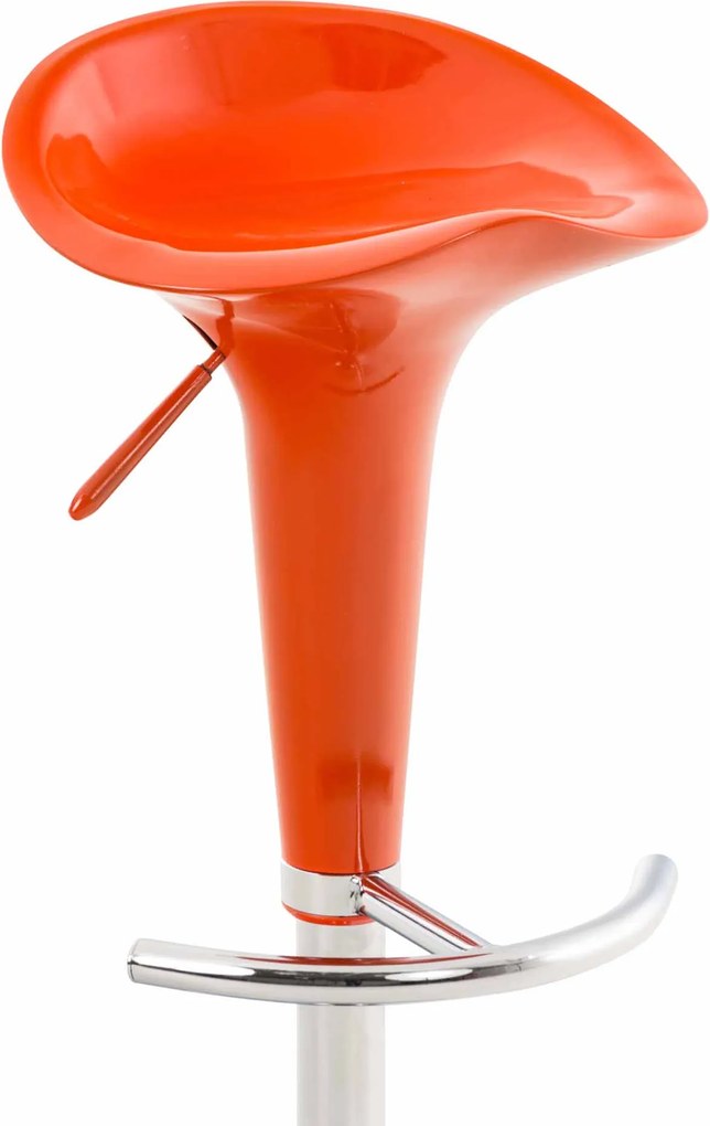 Barová židle Saddle – oranžová