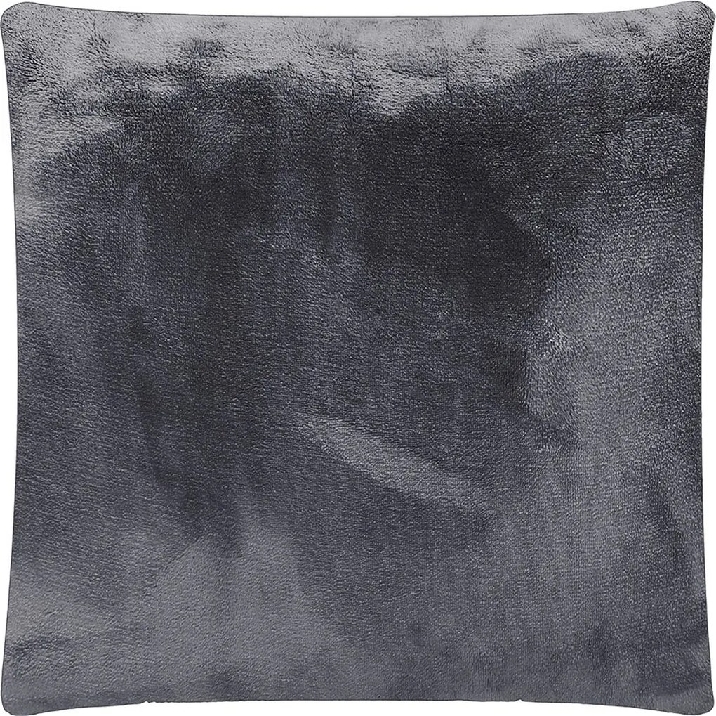 Gözze Premium Cashmere-Feeling Dekokissen 50 x 50 cm (antracitová)
