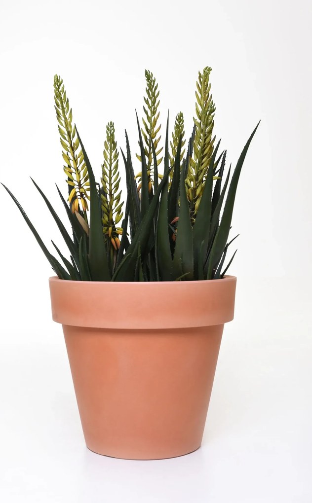 Květináč LEVANTA, plast, výška 63 cm, natur