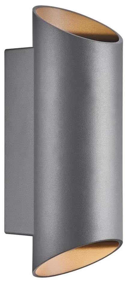 Nordlux - Venkovní nástěnné svítidlo NICO 2xGU10/35W/230V IP54 antracit