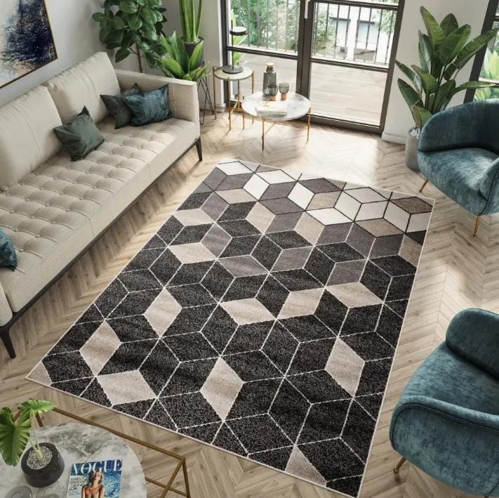Moderní koberec s geometrickým vzorem Fiesta Šířka: 200 cm | Délka: 200 cm
