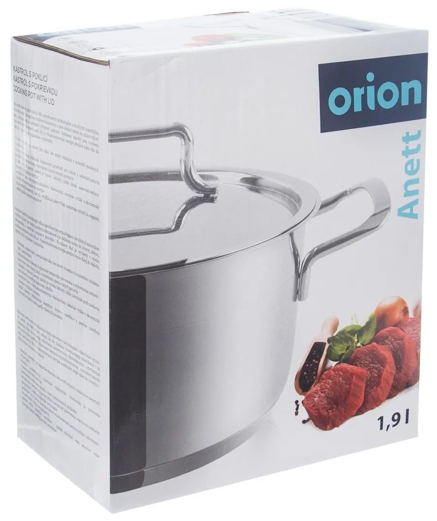 Orion Kastrol nerez ANETT 1,9 l poklice , 1,9 l