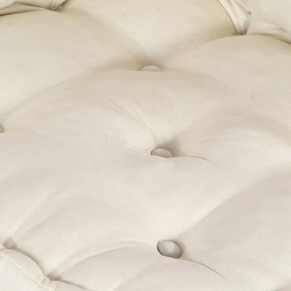 Modulová pohovka 2 ks Textil Krémová 140 x 70 x 36 cm 3315065