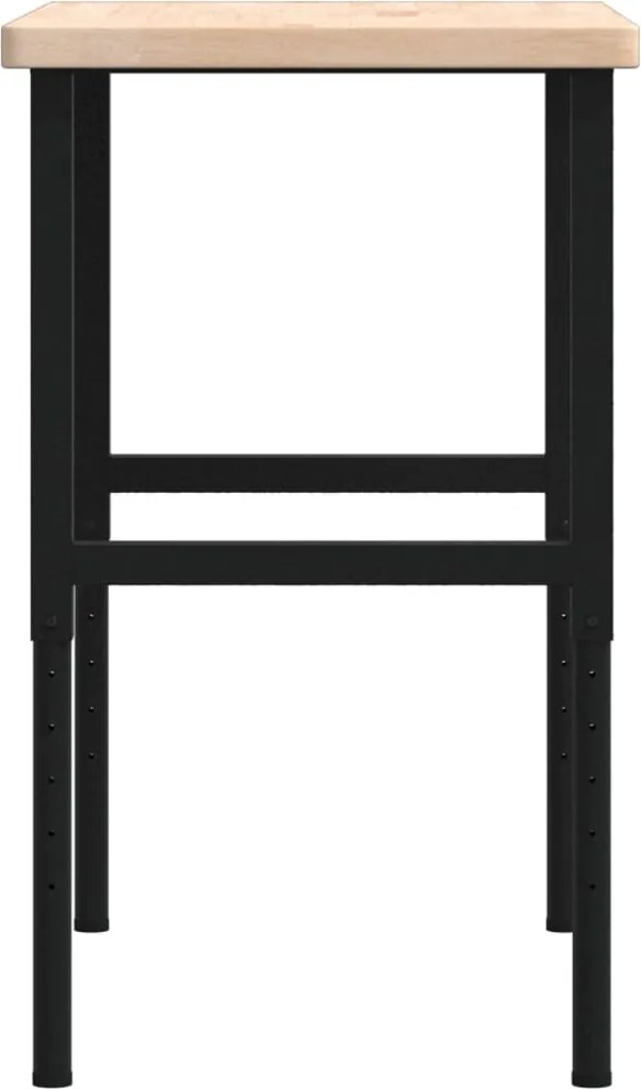 Pracovní stůl 100 x 60 x (73–99,5) cm masivní dub obdélníkový 3309679