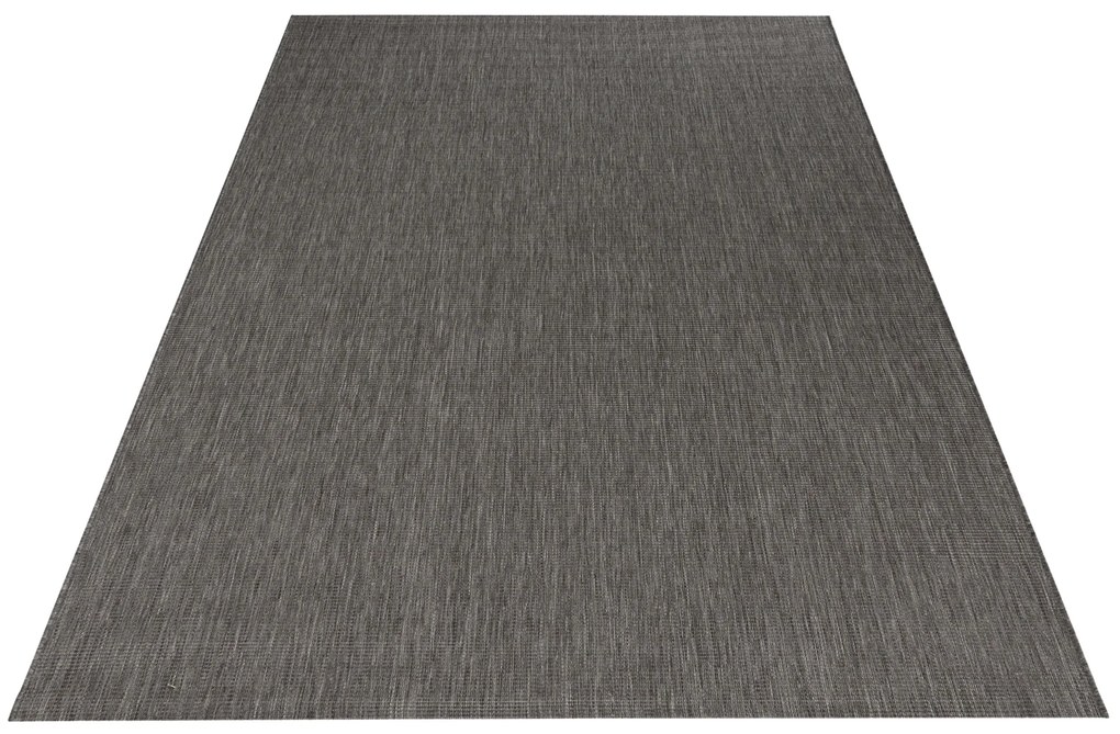 Hanse Home, Kusový koberec Meadow 102729 Anthracite – na ven i na doma, 200x290, šedá, chodba / předsíň