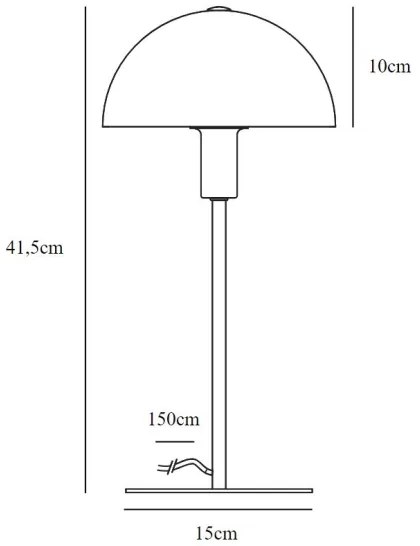 Nordlux - Stolní lampa ELLEN 1xE14/40W/230V