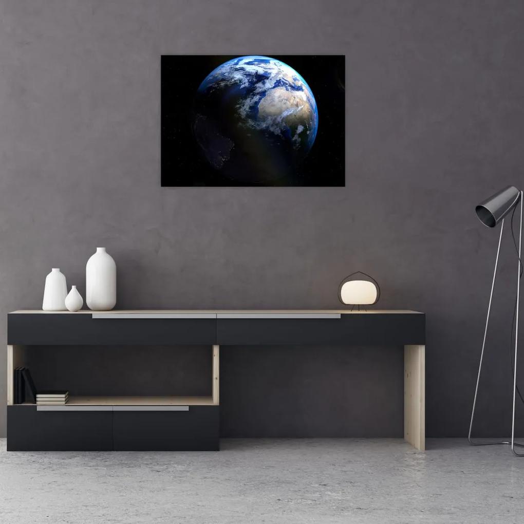 Obraz Země a Měsíce (70x50 cm)