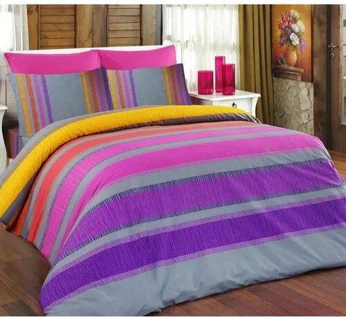 Bedtex povlečení ELLE fialové bavlna, 140 x 200 cm, 70 x 90 cm