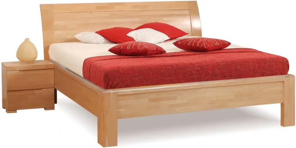 Manželská postel z masivu FLORENCIA F126, masiv buk DOMESTAV