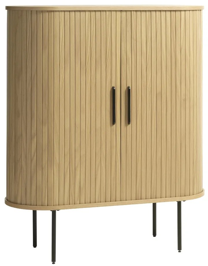 Designová skříňka Vasiliy 118 cm přírodní dub