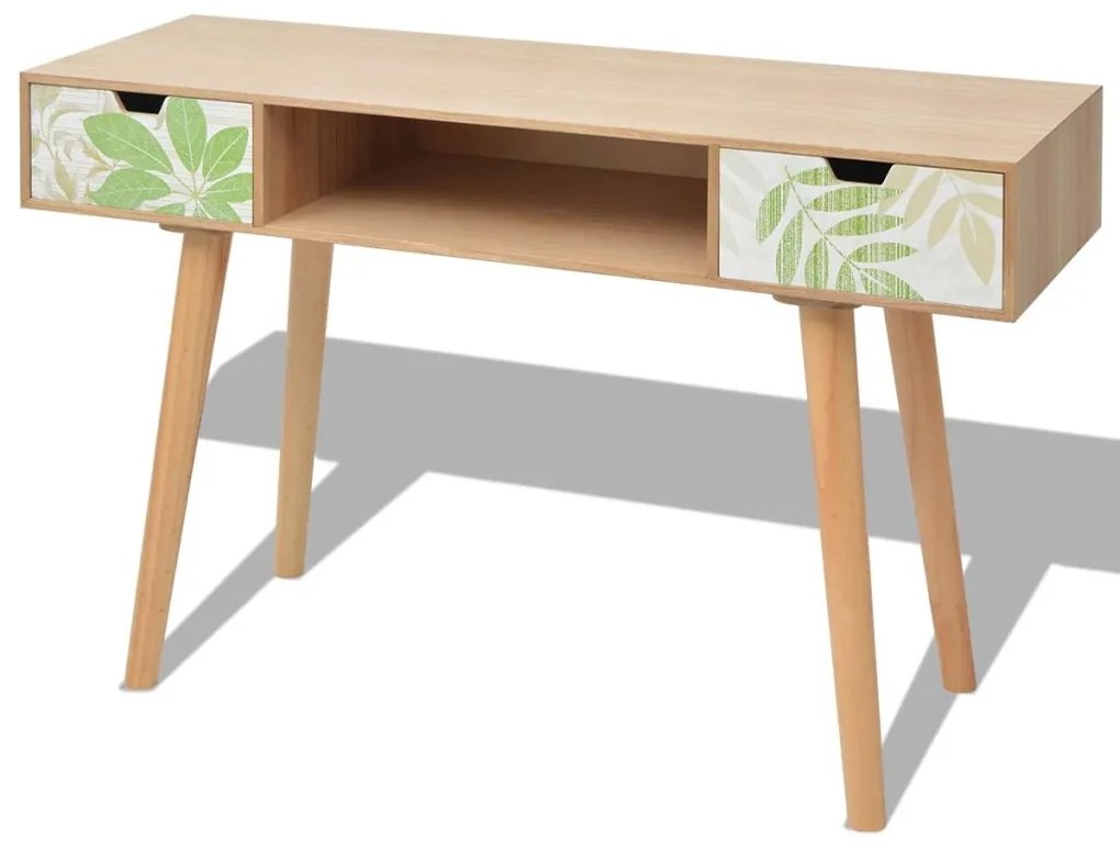 Konzolový stolek | 120x40x78 cm - hnědá