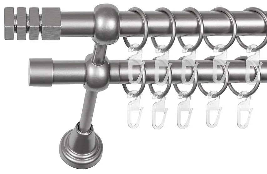 Garnýž II 19 Satén 150cm Kvadro s pojistkou