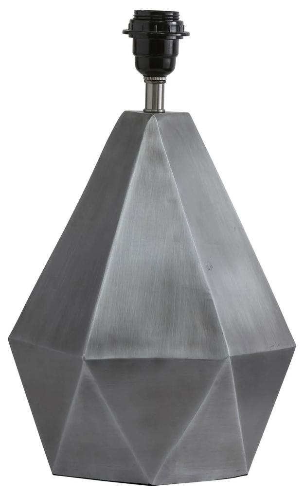 PR Home Trinity stolní lampa Ø25cm stříbrná/bílá