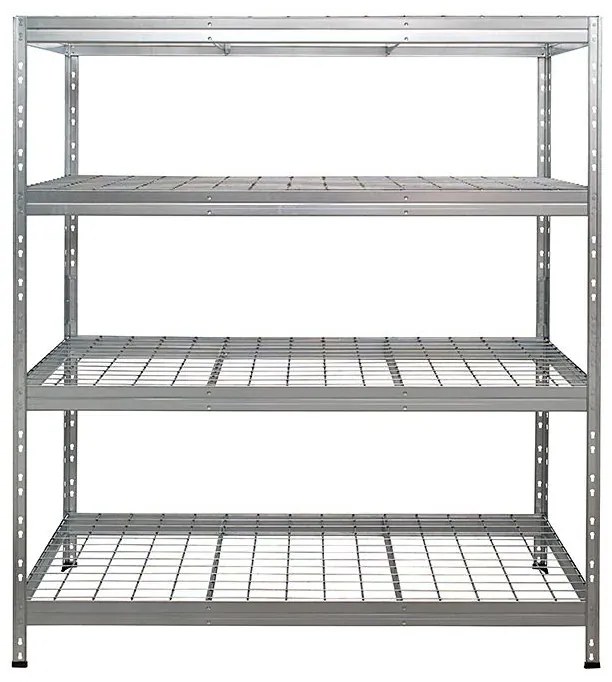 AR Shelving Vysokozátěžový regál Wire Mesh, 180 × 180 × 60 cm, nosnost police: 400 kg