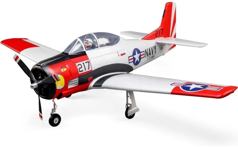Rc letadlo e-flite t-28 trojan 1.2m smart bnf basic