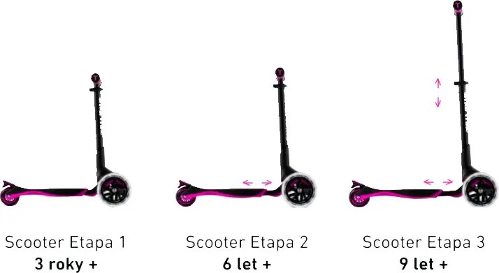 Xtend Scooter pink - koloběžka