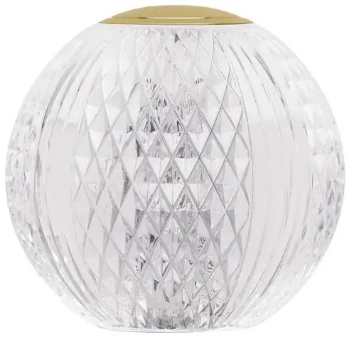 Rustikální stolní lampa Brillante 9 zlaté