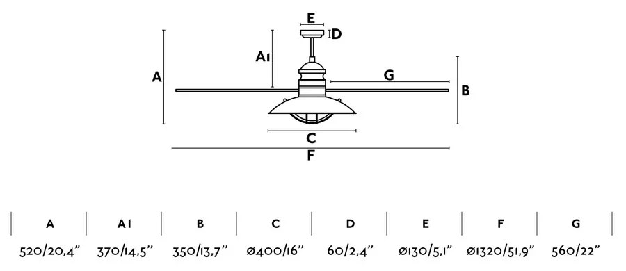 FARO WINCH FAN 33396 52“ hnědá/hnědá Reverzní stropní ventilátor