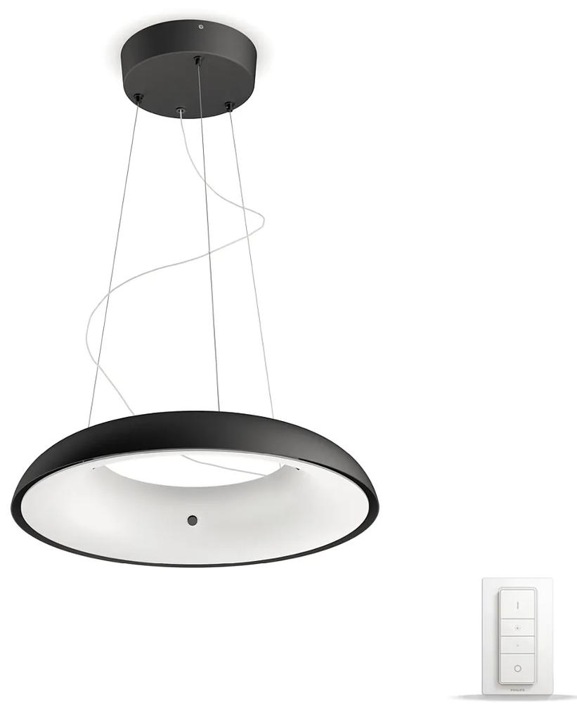 Závěsný LED lustr na lanku Hue White Ambiance AMAZE, černý / Philips Hue  Philips Hue Amaze 4023330P7 | BIANO