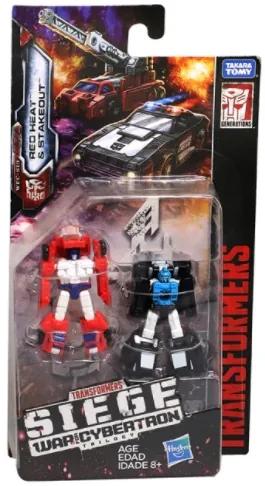 Figurky Transformers 4-6 cm Varianta: Red Heat a Stakeout, Siege, 2 roboti