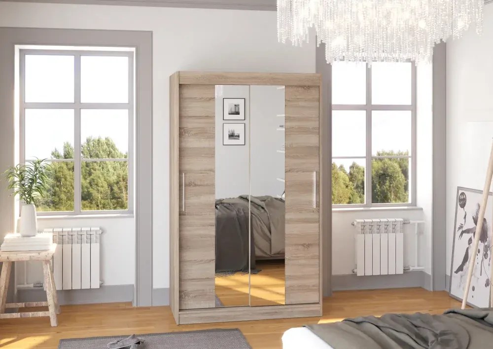 Skříň posuvná se zrcadlem SANTOS 120