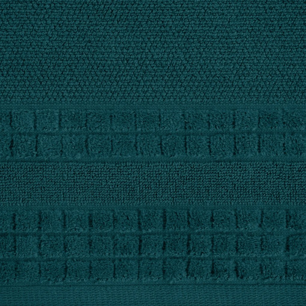 SADA RUČNÍKŮ CUBA4 3KS 70X140 CM TMAVĚTYRKYSOVÁ