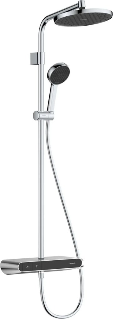 Hansgrohe Activera S - Sprchový set s termostatem, průměr 24 cm, 2 proudy, EcoSmart, chrom 28638000