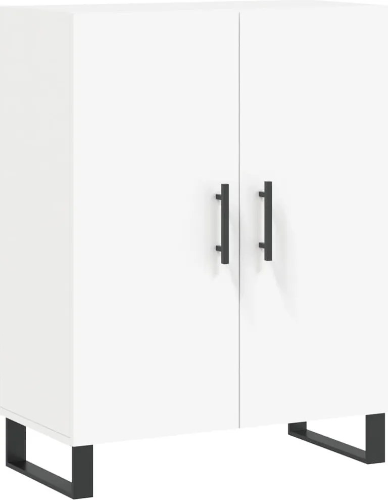 Skříň highboard bílá 69,5 x 34 x 180 cm kompozitní dřevo 3195699