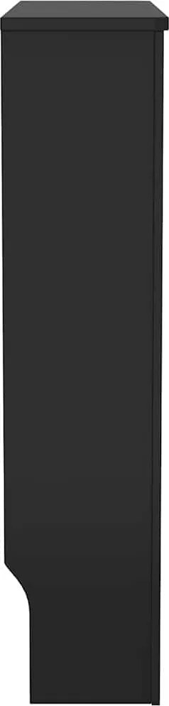 Kryt radiátoru Černá 78 x 19 x 81,5 cm Kompozitní dřevo 3403242